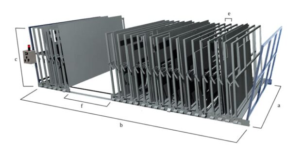 Mobile frames rack: Motorised - Eurostorage