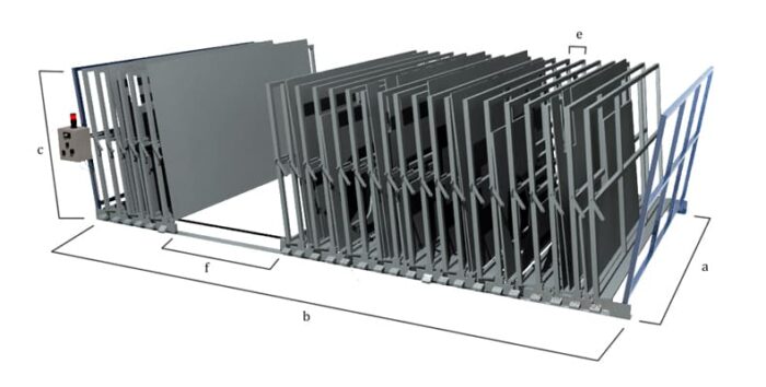 Mobile frames rack: Motorised - Eurostorage