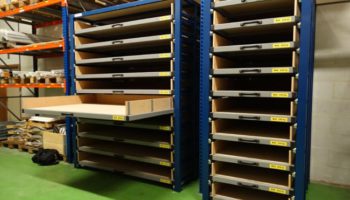 Steel bar drawer rack - Eurostorage
